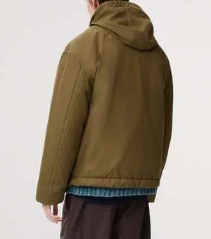 Loewe Wool-cotton Blend Padded Jacket