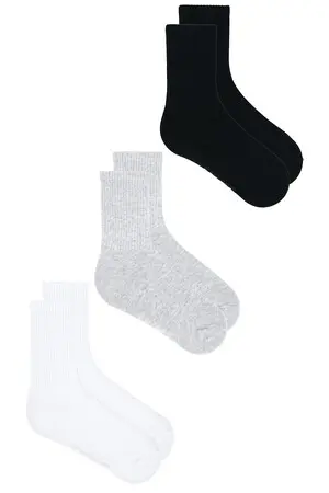 SKIMS Sport Crew Socks Set Of 3