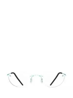 BLACKFIN Aero Loop Oval-frame Glasses - Blue