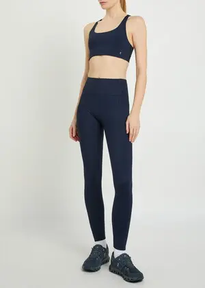 On Studio Stretch-jersey Bra Top - Navy