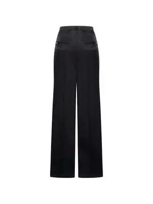 Rick Owens Pressed-crease Tailored Trousers