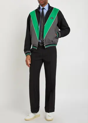 Valentino Garavani Colour-blocked Twill Track Jacket - Multicoloured 1