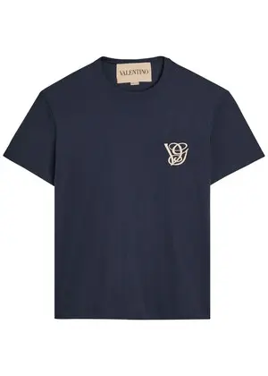 Valentino Garavani Embroidered T-shirts For Men