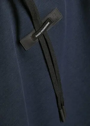On Focus Tech Hooded Cotton-blend Sweatshirt