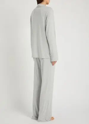 SKIMS Jersey Pyjama Set - Grey