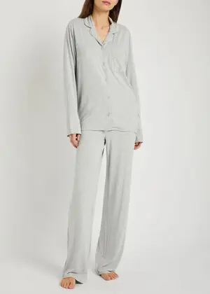 SKIMS Jersey Pyjama Set - Grey