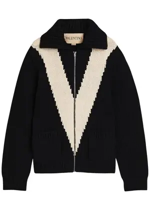Valentino Garavani Logo Cardigans For Men