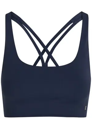 On Studio Stretch-jersey Bra Top - Navy