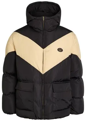 Valentino Garavani Padded Colour-blocked Shell Jacket