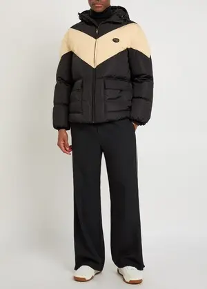 Valentino Garavani Padded Colour-blocked Shell Jacket