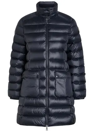 Moncler Genet Padded Shell Coat - Navy