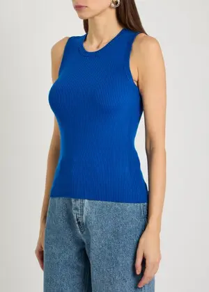 Chloé Ribbed Wool Tank Top