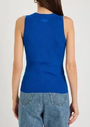 Chloé Ribbed Wool Tank Top