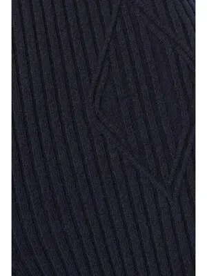 Chloé Ribbed Wool-blend Flared Pants