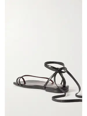 Staud Nicola Tie-detailed Leather Gladiator Sandals