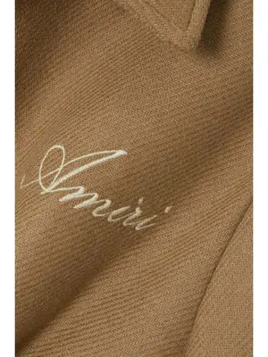 Amiri Bones Appliquéd Wool-blend Twill Bomber Jacket