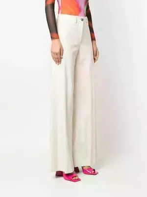 MSGM High-waisted Straight-leg Trousers