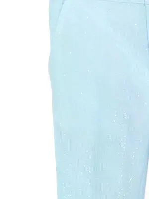 TOM FORD Sequinned Bouclé Trousers - Blue