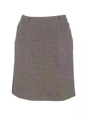 Max Mara Houndstooth Mini Skirt