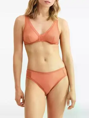 ERES Underwire Triangle Mesh Bra - Pink