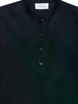 TOKYO JAMES Button-up T-shirt - Blue