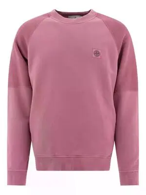 Stone Island Logo-patch Raglan-sleeve Sweatshirt