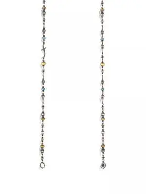 SEVAN BIÇAKÇI 24k Yellow Gold And Sterling Diamond Dagger Necklace - Silver