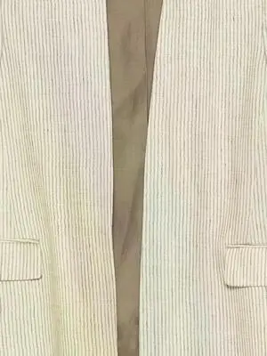ALYSI Striped Blazer With Pockets