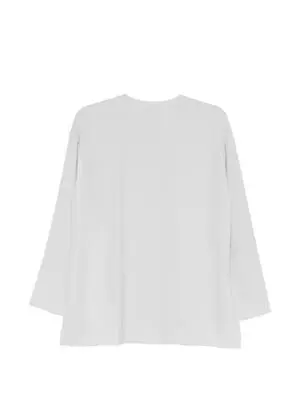 Emporio Armani Layered Hem Button Shirt - Grey
