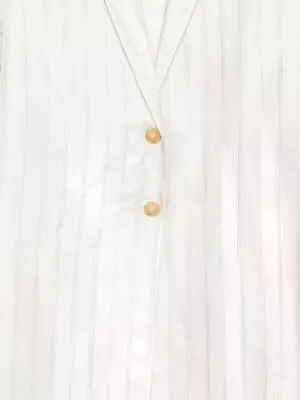 ALYSI Striped Buttoned Jacket - Neutrals