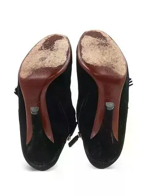 Gucci Mischa Tassel Detail Ankle Boots