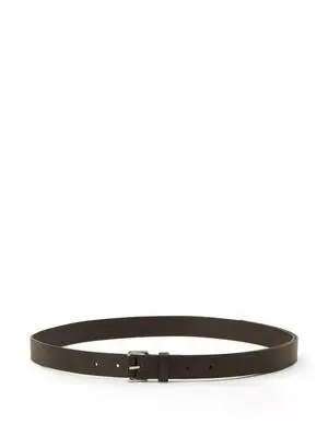 LANVIN Logo-debossed Belt - Brown
