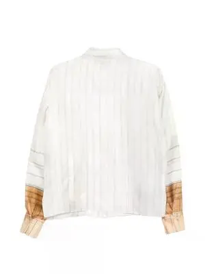 ALYSI Striped Sleeve Shirt