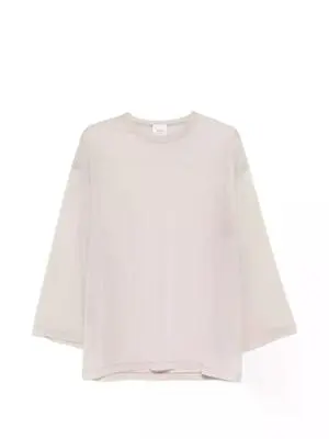 ALYSI Paneled Long-sleeve Top