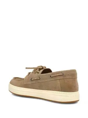 Hogan H-tv Suede Loafers - Neutrals
