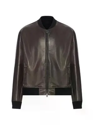 SALVATORE SANTORO Zip-up Leather Jacket