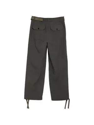 Sacai Belted Trousers - Green