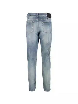 Givenchy Distressed Slim-fit Trousers