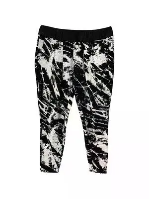 Helmut Lang Marble-print Trousers