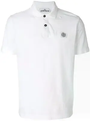 Stone Island Logo Patch Polo Shirt
