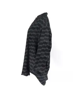 Balenciaga Logo-print Long-sleeve Shirt