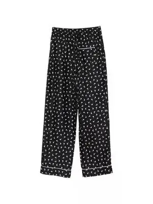 Moschino Printed Straight Trousers