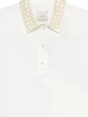 ALYSI Beaded Polo Shirt