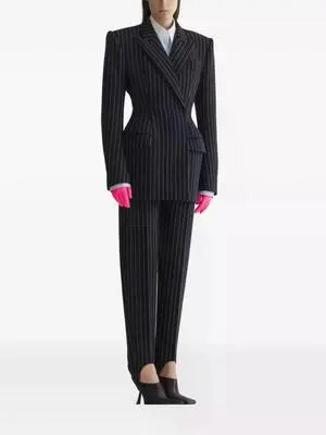 MUGLER Pinstripe Double-breasted Jacket