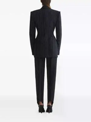 MUGLER Pinstripe Double-breasted Jacket