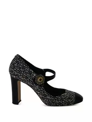 Dolce & Gabbana Tweed Mary Jane Pumps