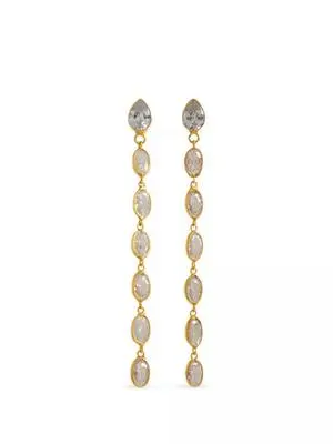 FREYA ROSE 18k Yellow Long Drop Earrings - Gold