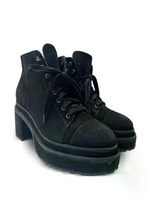 Cult Gaia Lace-up Platform Ankle Boots