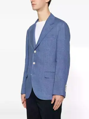 Brunello Cucinelli Single-breasted Blazer - Blue