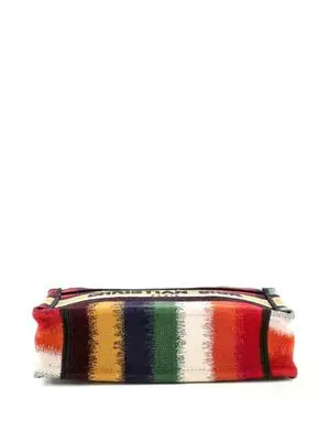 Dior Book Embroidered Canvas Mini Tote Bag - Multicolour